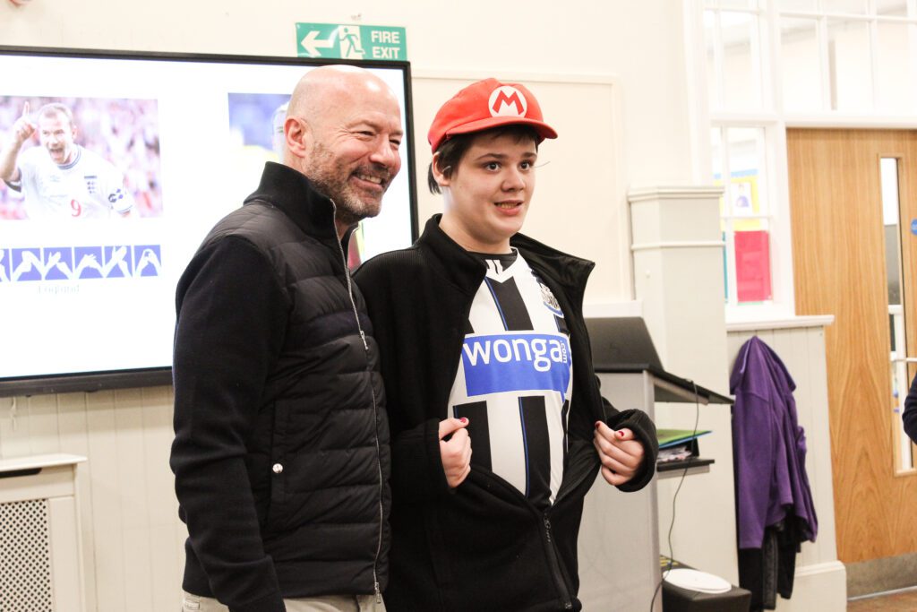 A Surprise Visit from Alan Shearer! - Percy Hedley Foundation