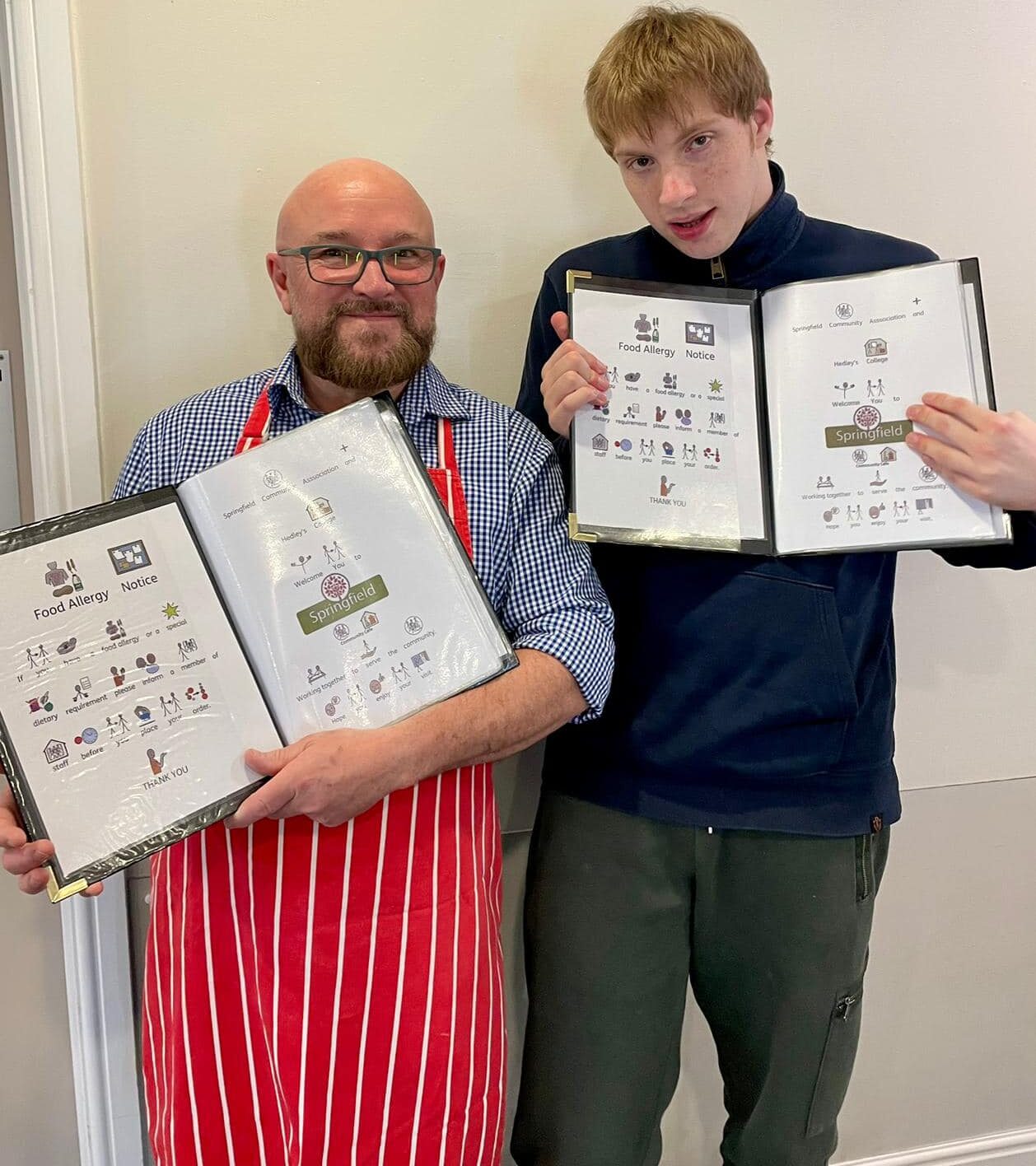 Hedleys College Student Creates User Friendly Menus for Cafe - Percy ...