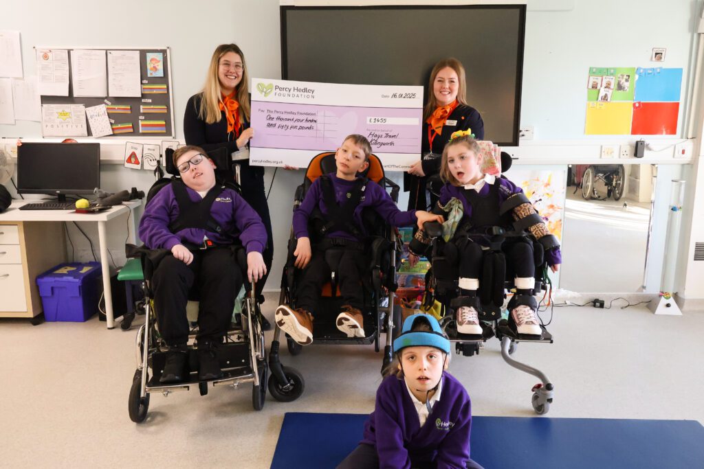 Hays Travel Raise Funds for Percy Hedley School - Percy Hedley Foundation